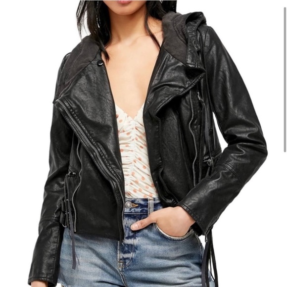 We The Free | Jackets & Coats | We The Free Vegan Leather Jacket | Poshmark